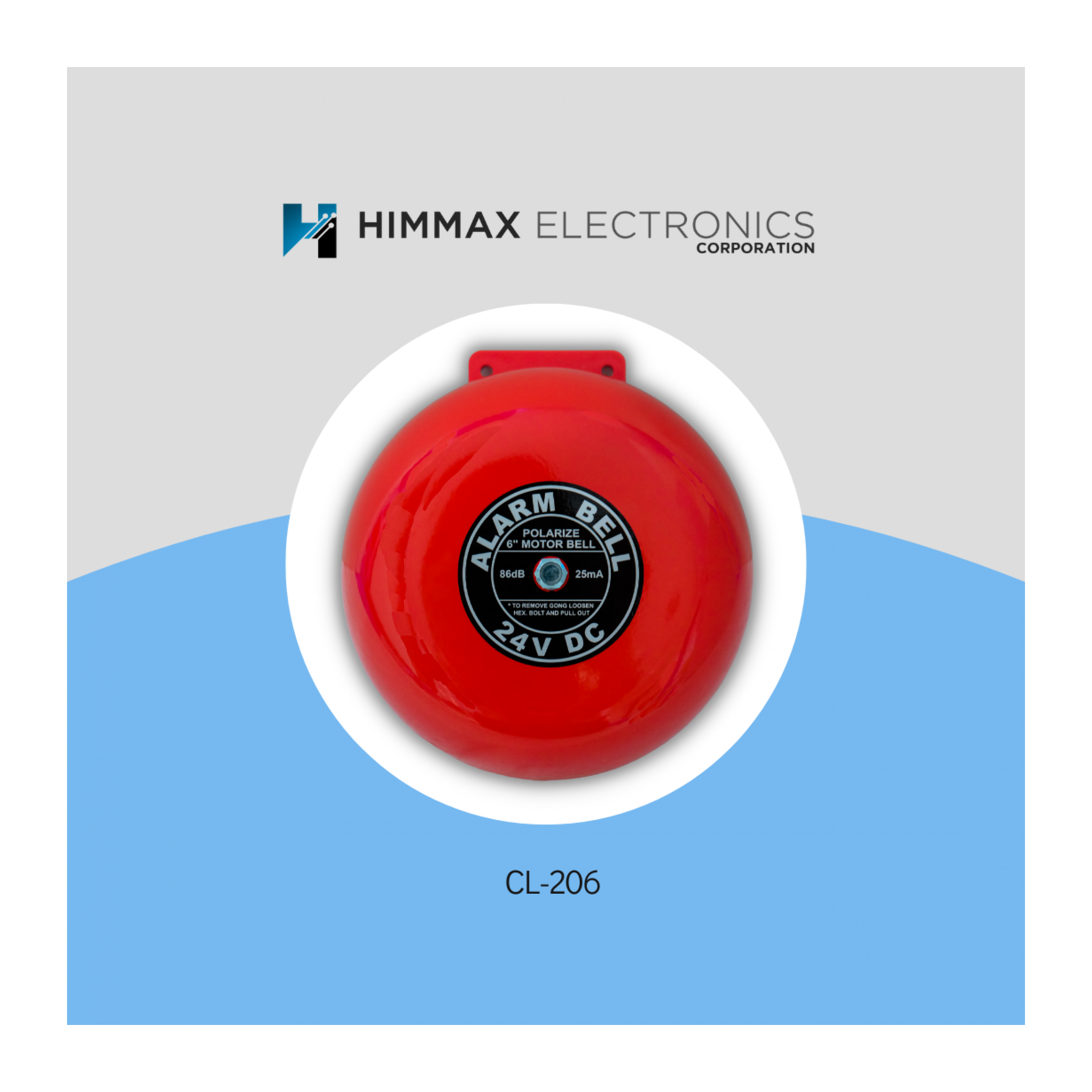 ELECTRONIC ALARM BELL (24V)