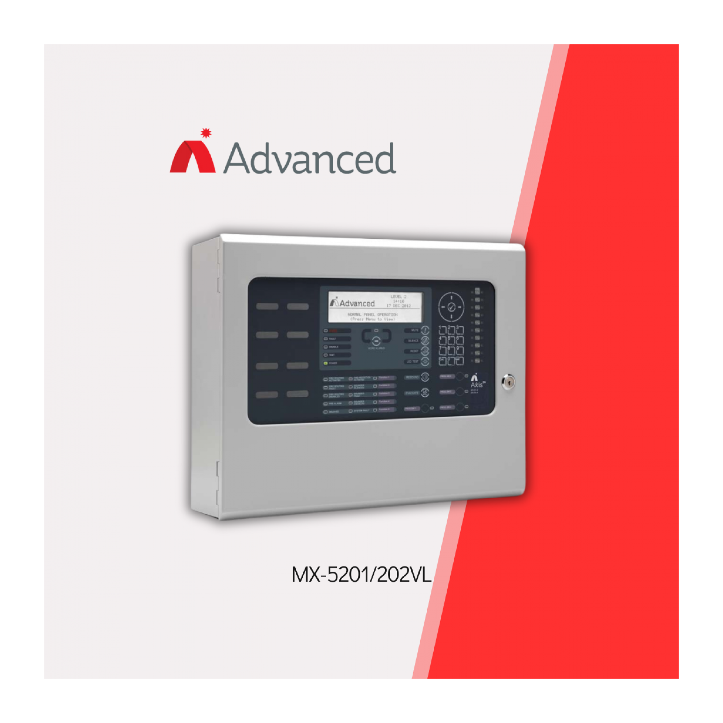 1 TO 2 LOOP FIRE ALARM CONTROL PANEL