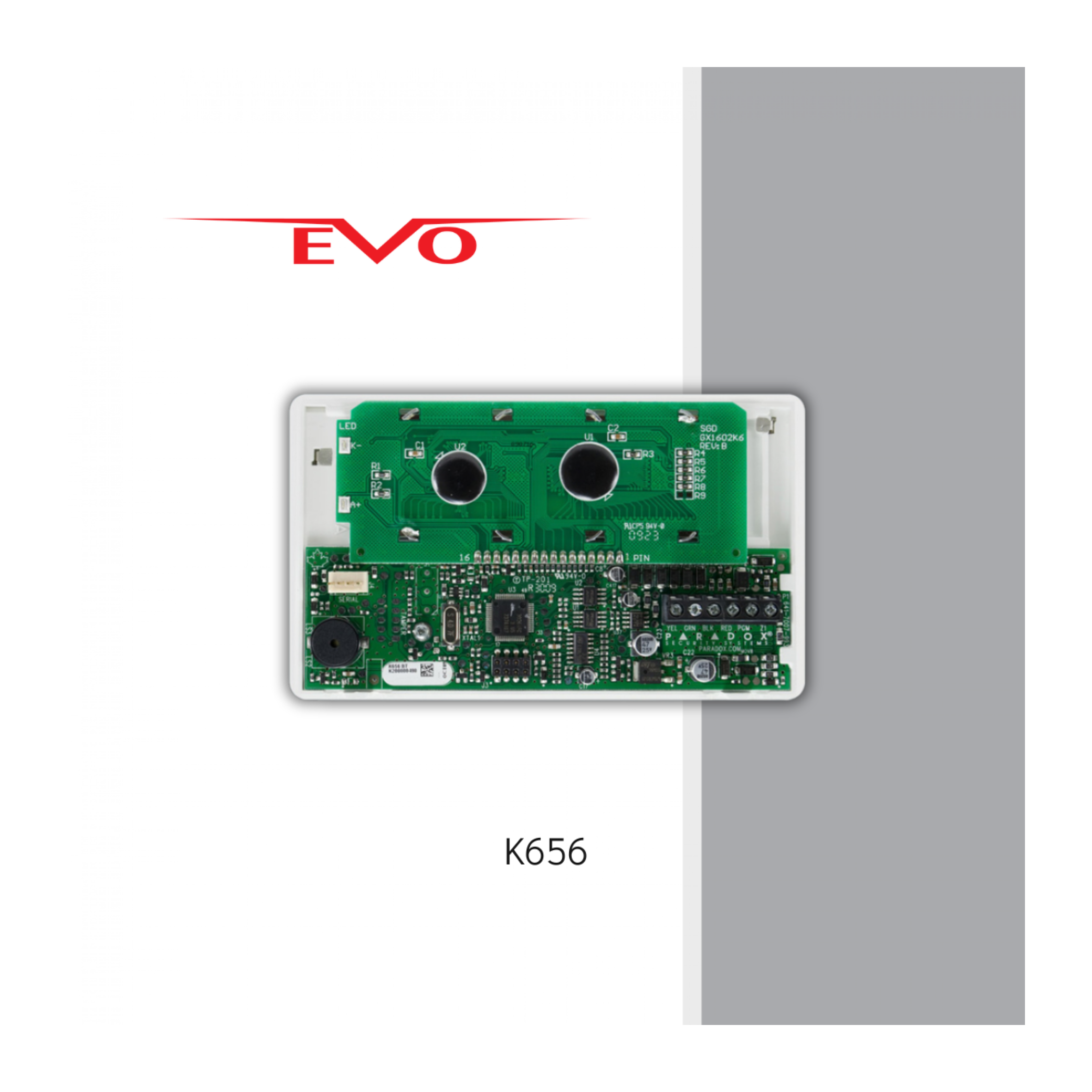 32 CHARACTER BLUE LCD TOUCH SENSE KEYPAD