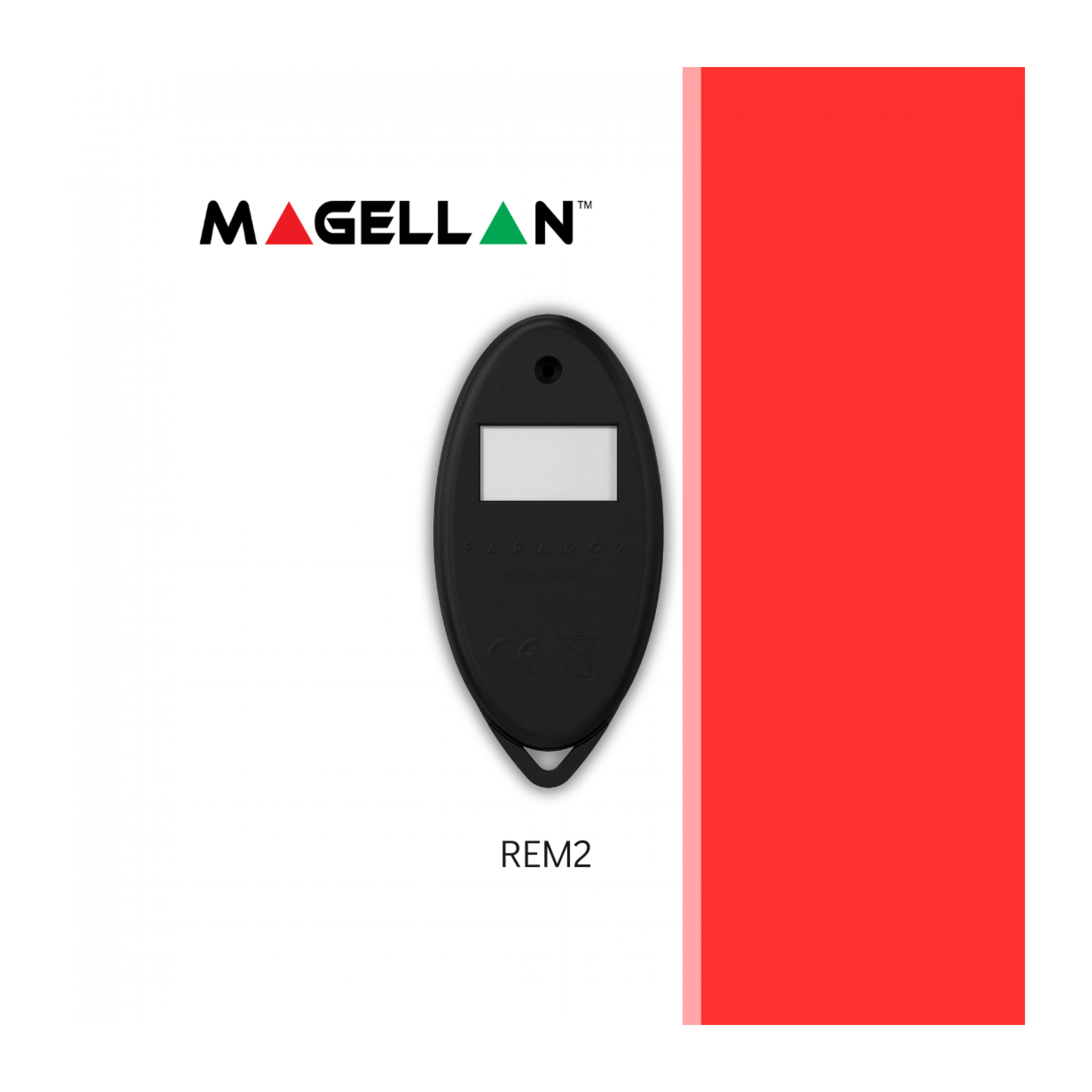 MAGELLAN 2-WAY REMOTE CONTROL WITH BACKLIT BUTTONS