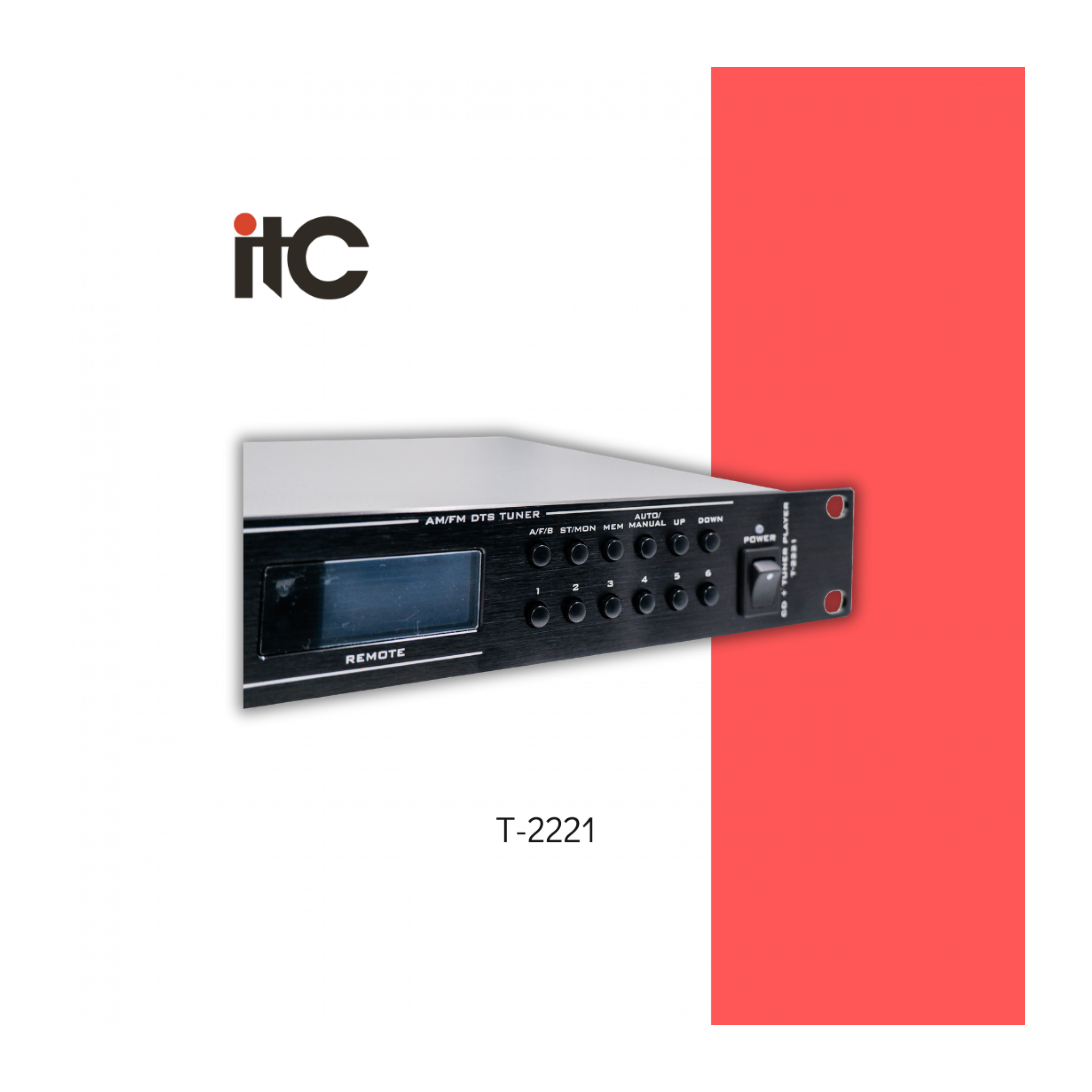 CD/MP3 PLAYER WITH TUNER