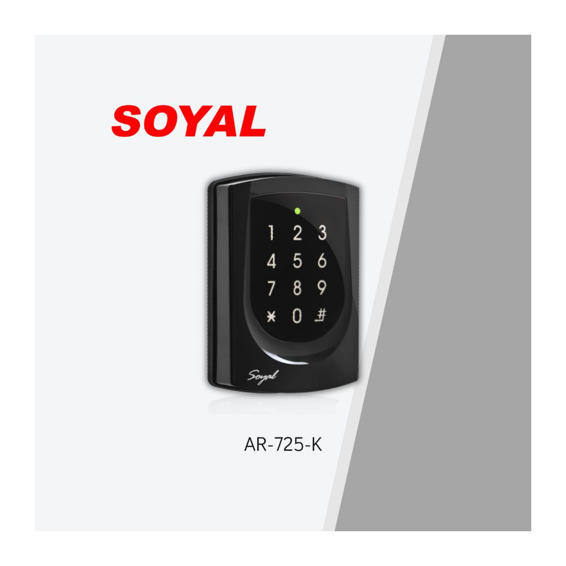 ILLUMINATED BACKLIGHT TOUCH KEYPAD READER